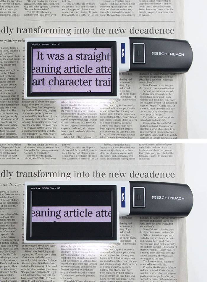 Eschenbach 宜視寶 4x-12x 4.3吋觸碰螢幕手持型可攜式擴視機 16511 電子式放大鏡 壯年熟齡學習工具 - PChome ...