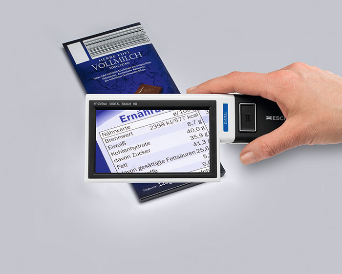 Eschenbach 宜視寶 4x-12x 4.3吋觸碰螢幕手持型可攜式擴視機 16511 電子式放大鏡 壯年熟齡學習工具 - PChome ...