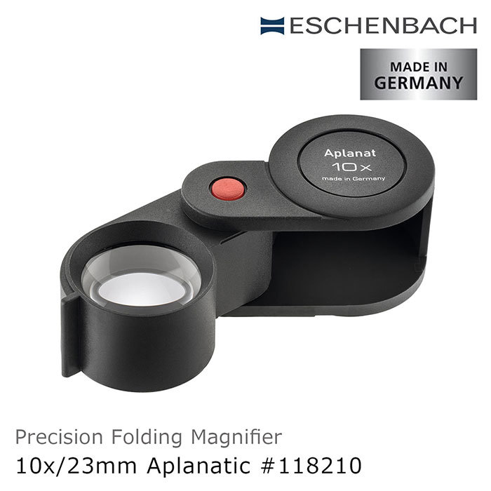 【德國 Eschenbach】10x/23mm 德國製齊焦非球面珠寶放大鏡 118210 - PChome 24h購物
